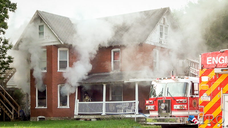Morning Fire on Henderson Street (Video Report) – The Record Online