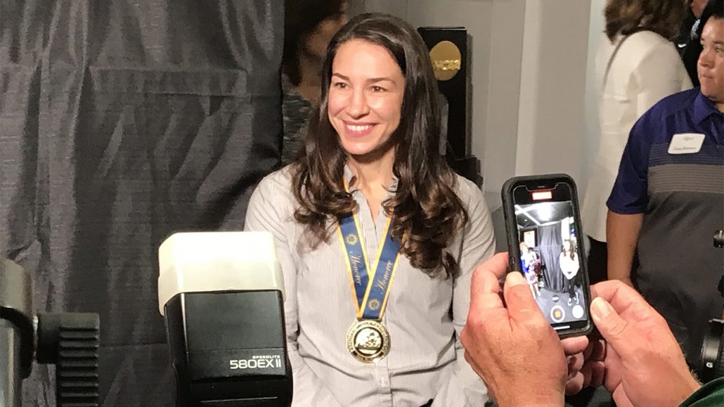 Lock Haven native Sara McMann honored at the National Wrestling Hall of ...