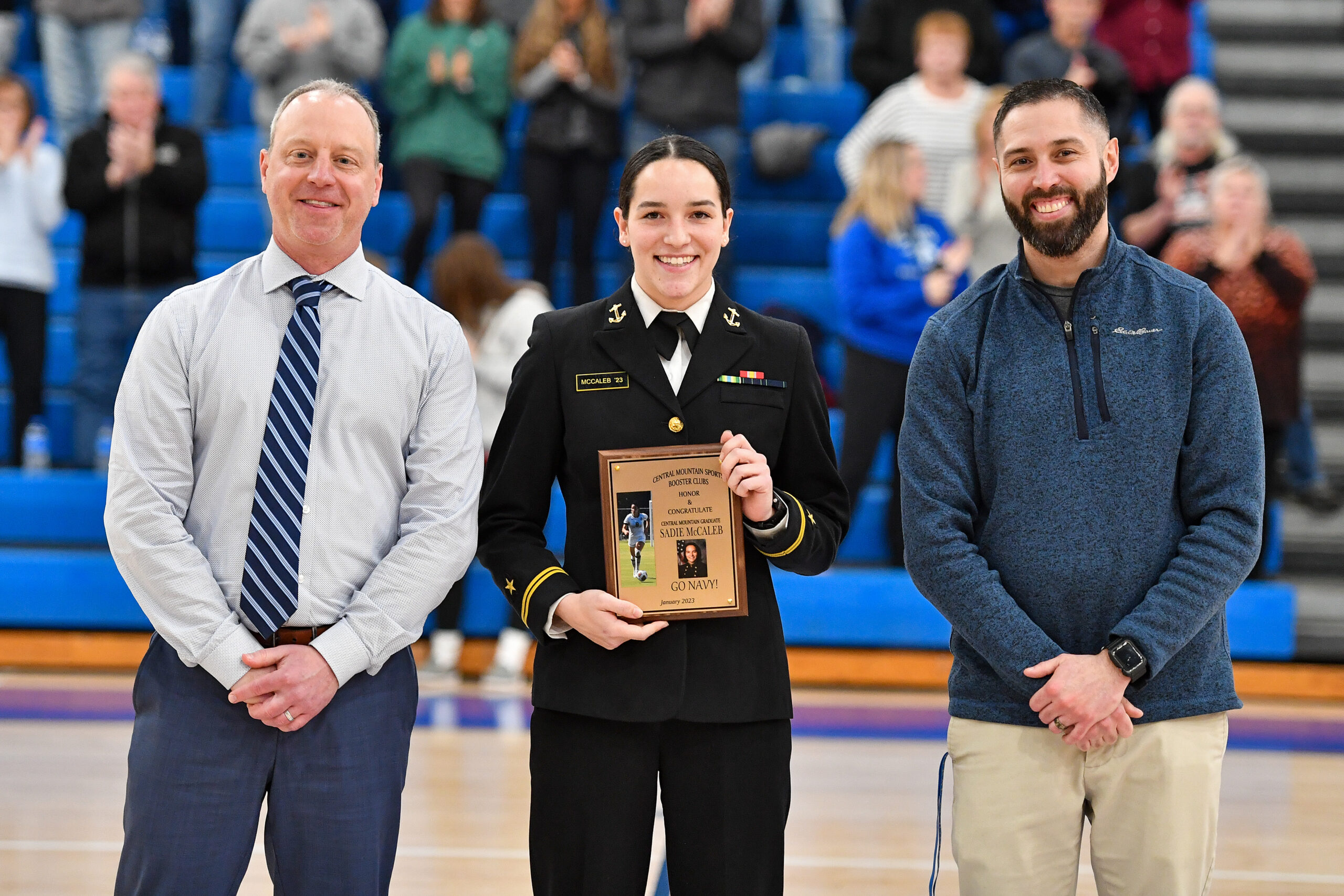 Central Mountain graduate McCaleb recognized on Military Appreciation ...