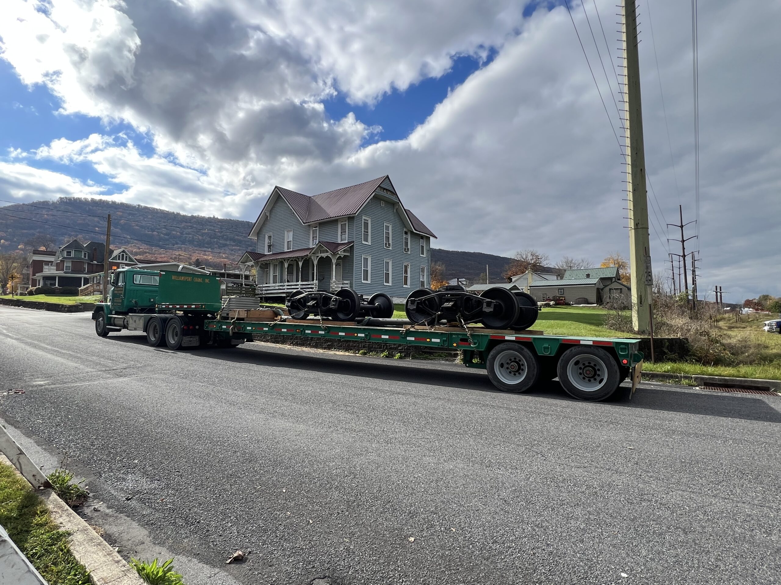 1910 Caboose rolls into new home at Castanea Train Station – The Record ...