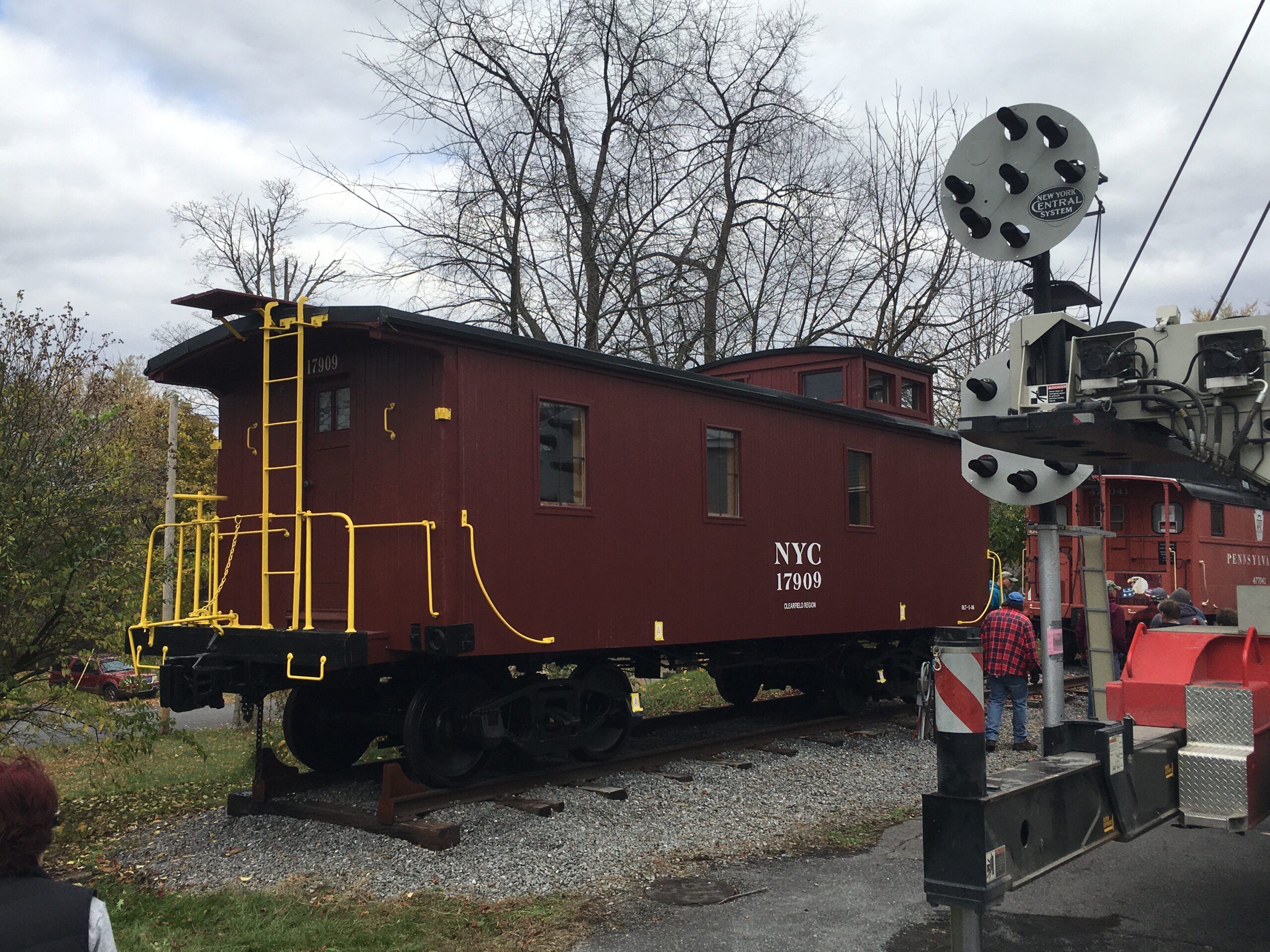 1910 Caboose rolls into new home at Castanea Train Station – The Record ...