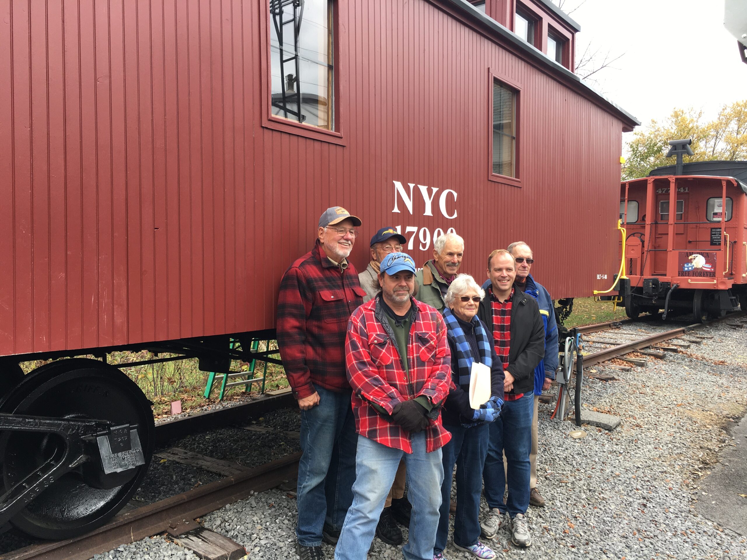 1910 Caboose rolls into new home at Castanea Train Station – The Record ...