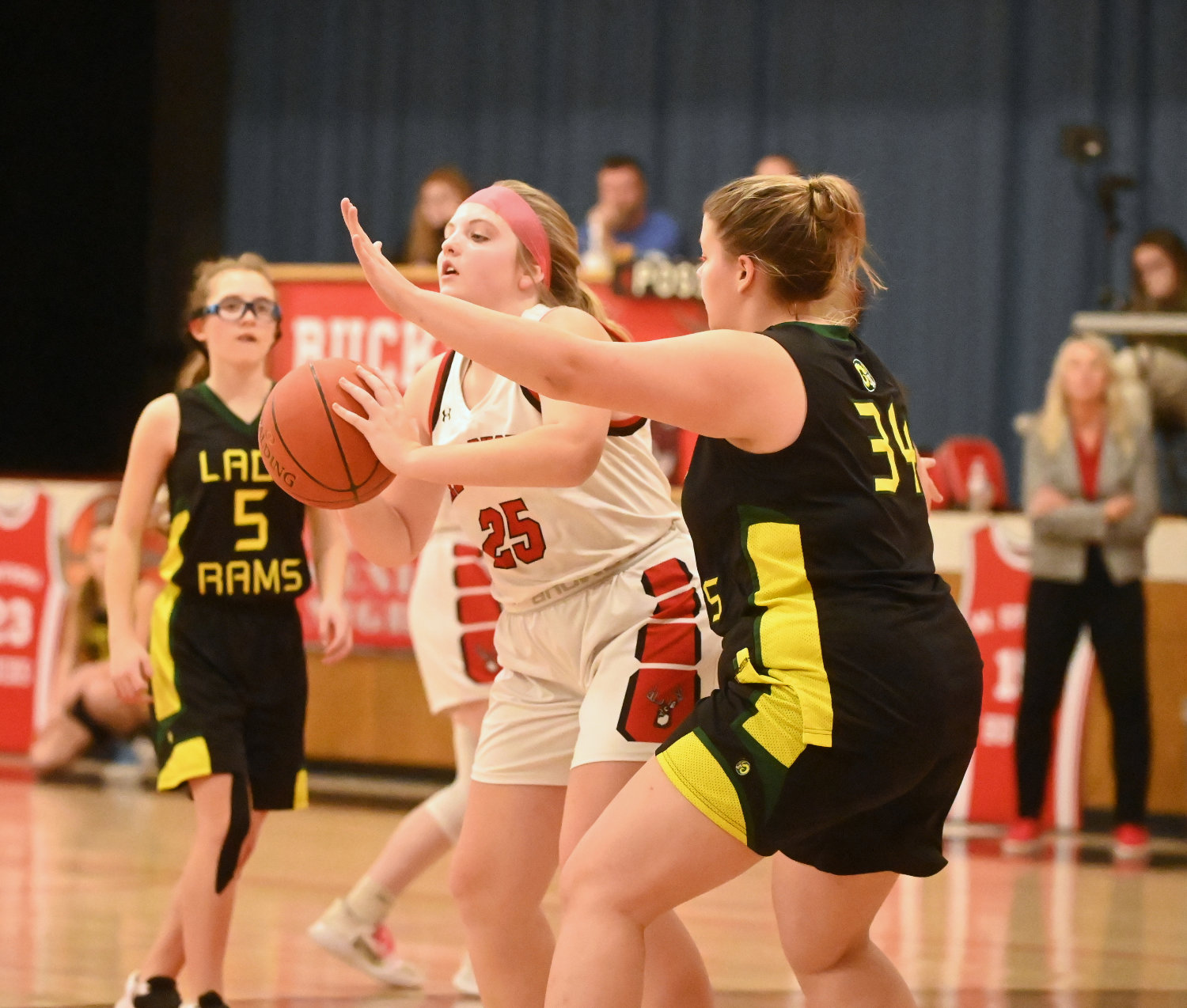 Lady Bucks closing in on home court playoff game with 60-17 win over ...