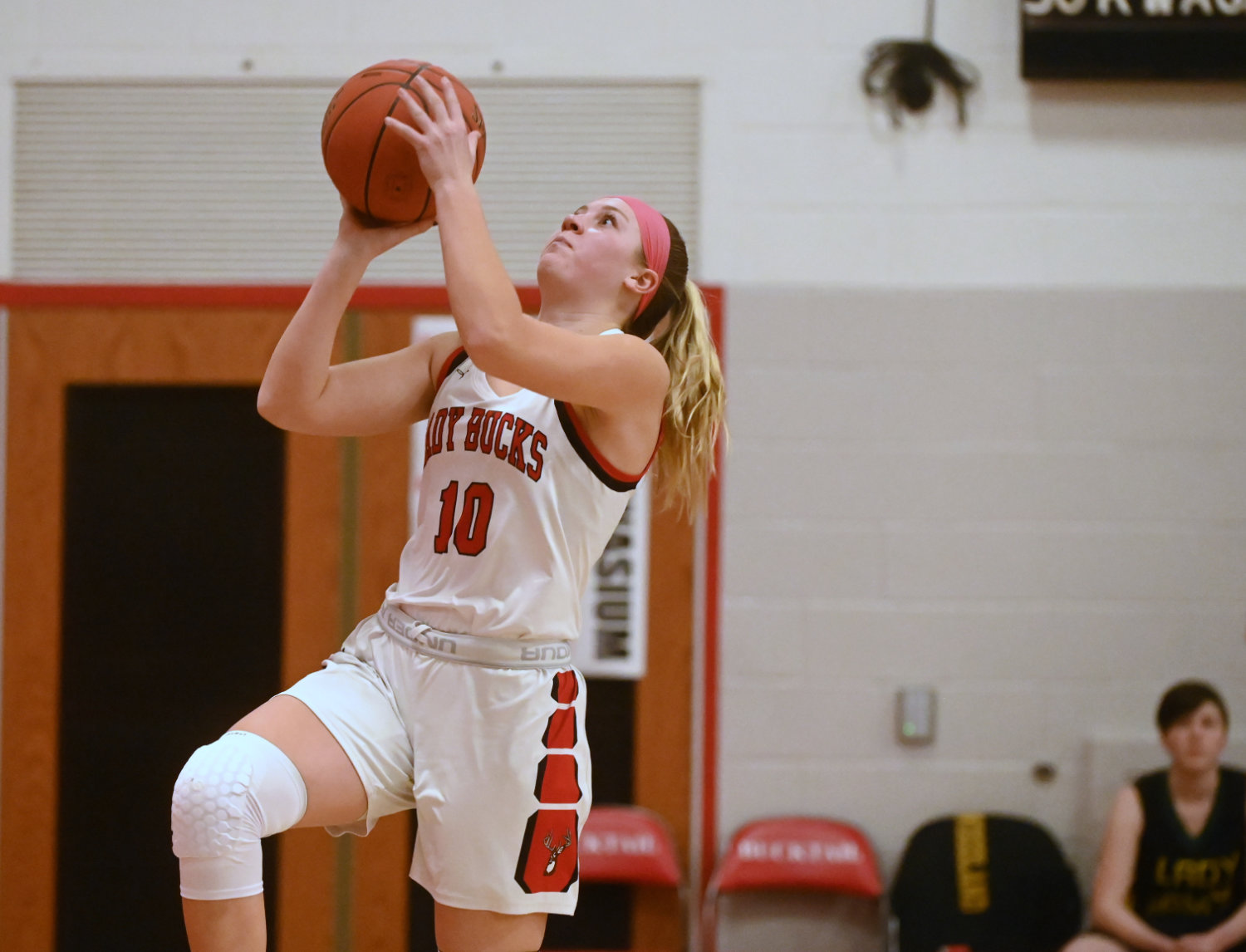 Lady Bucks closing in on home court playoff game with 60-17 win over ...