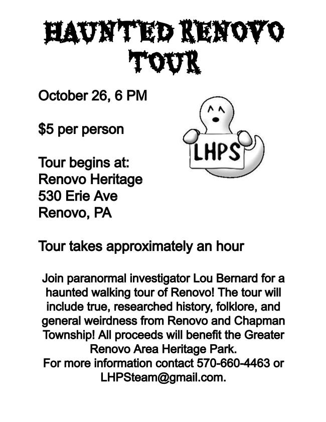 Haunted Renovo Tours – The Record Online